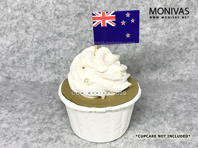 New Zealand Flag Cupcake Toppers – MONIVAS