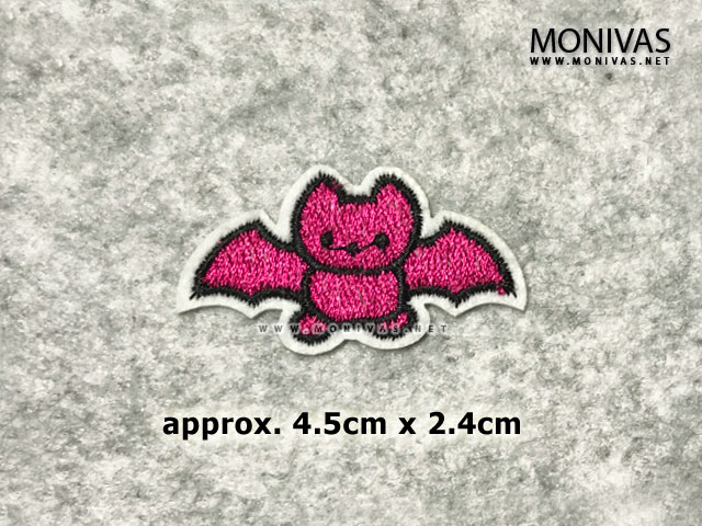 Mini Pink Bat Iron On Patch – MONIVAS
